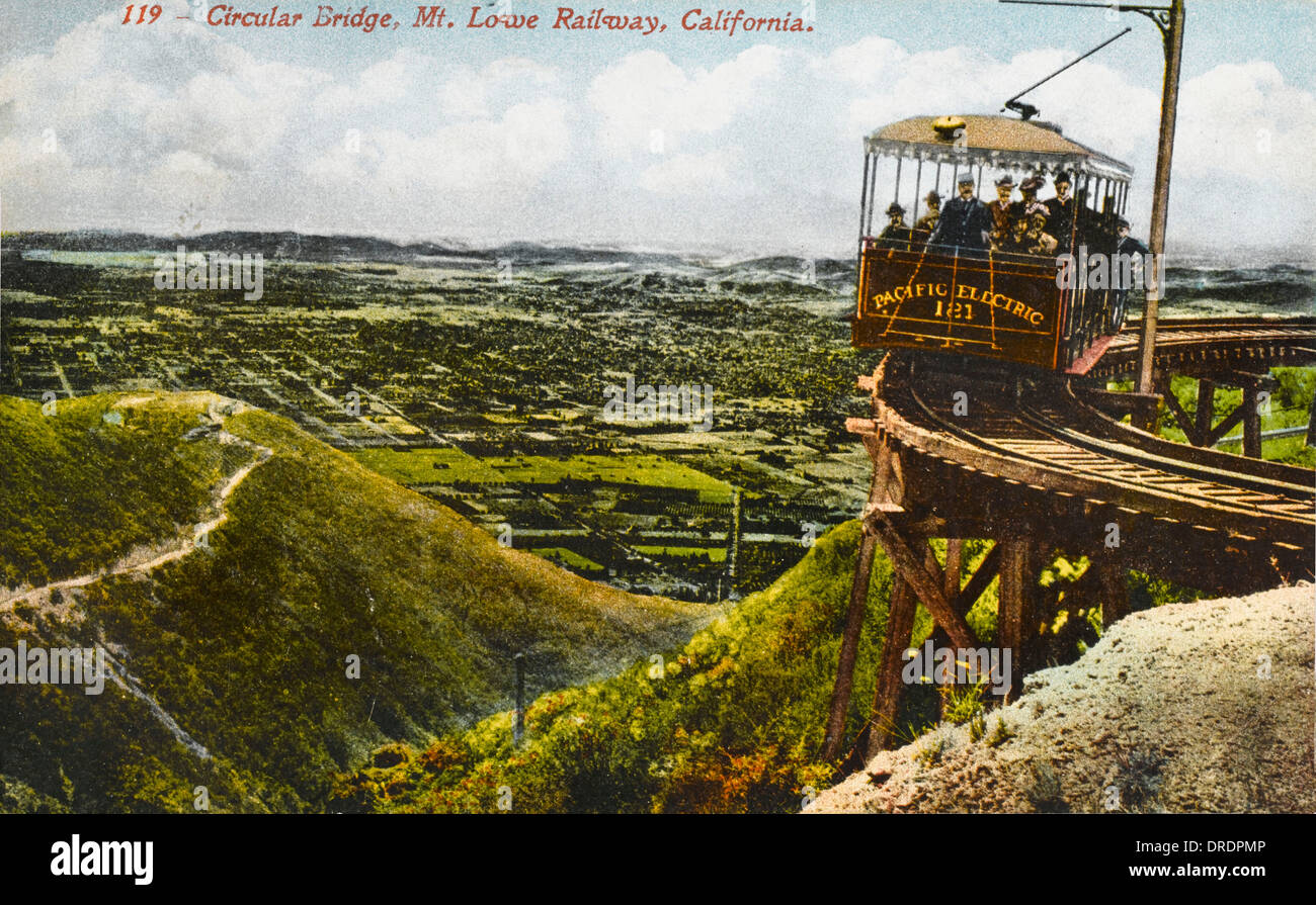 Mount Lowe scenic railway Stock Photo - Alamy