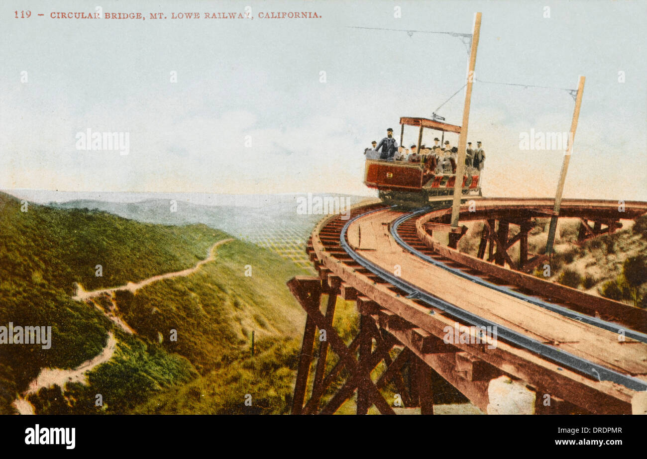 Mount Lowe scenic railway Stock Photo - Alamy