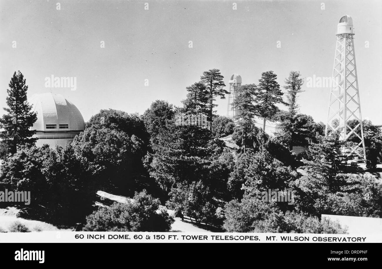 Mount wilson observatory telescope hi-res stock photography and images ...