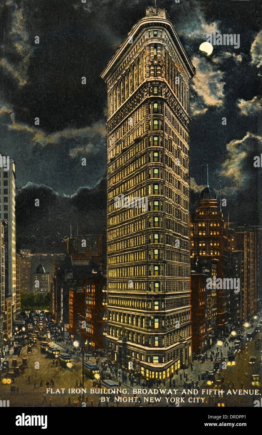Flatiron building 1900s hi-res stock photography and images - Alamy