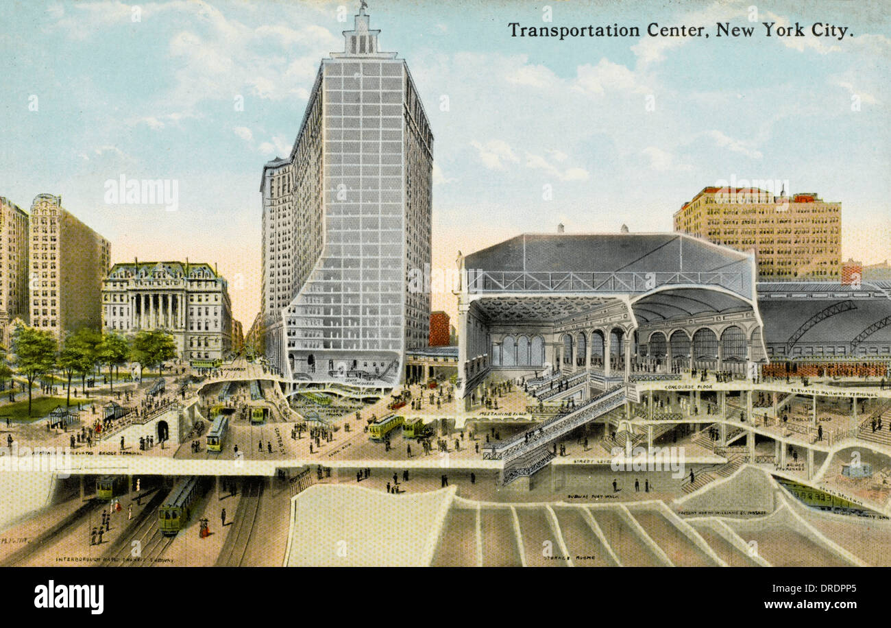Transportation Center, New York Stock Photo - Alamy