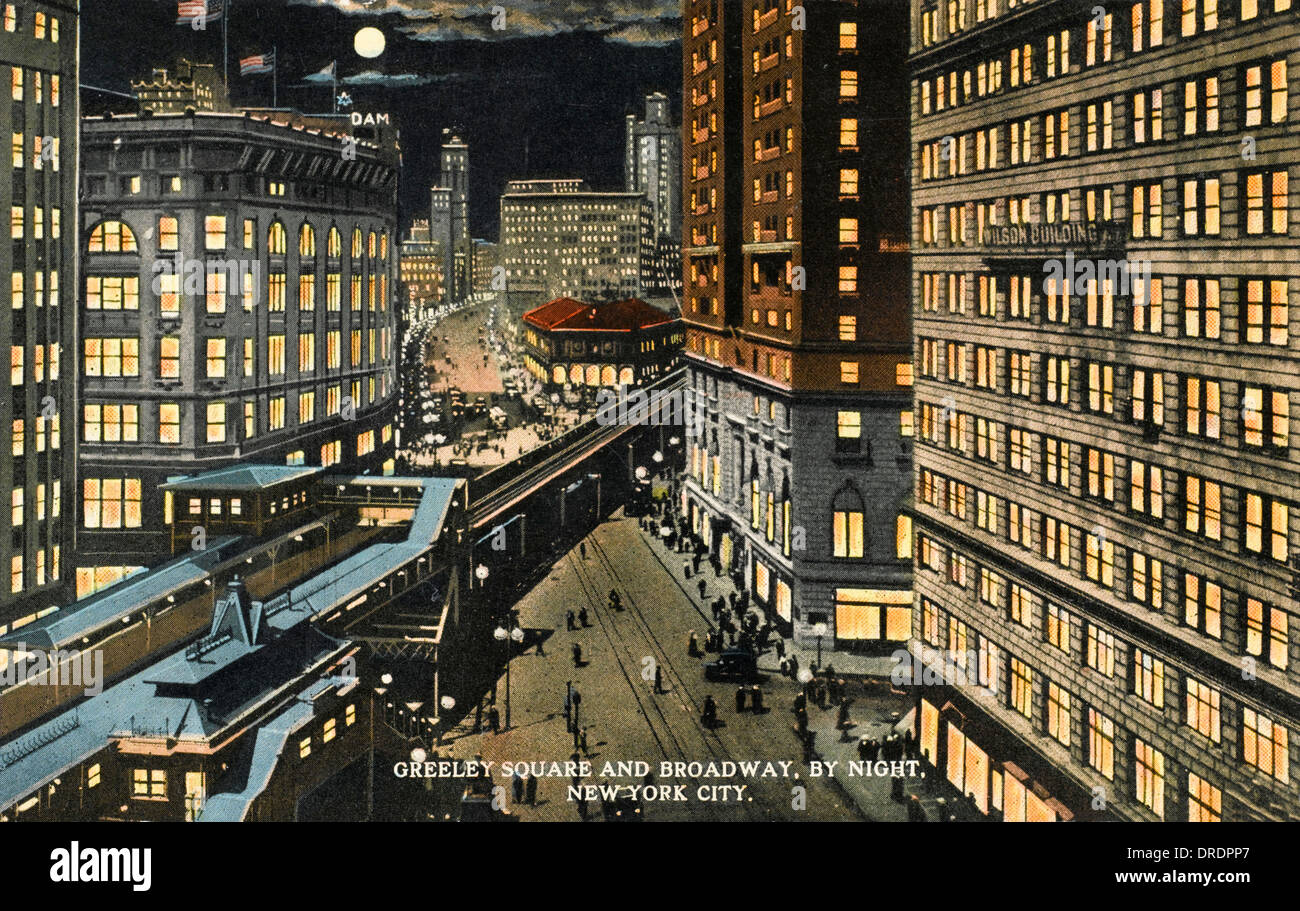 Greeley Square, New York Stock Photo - Alamy