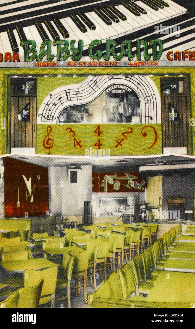 Baby Grand Cafe, Harlem Stock Photo - Alamy