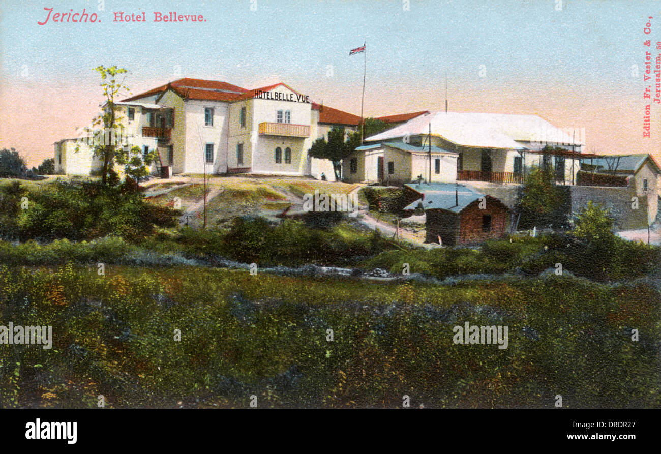 The Hotel Bellevue - Jericho, West Bank Stock Photo - Alamy
