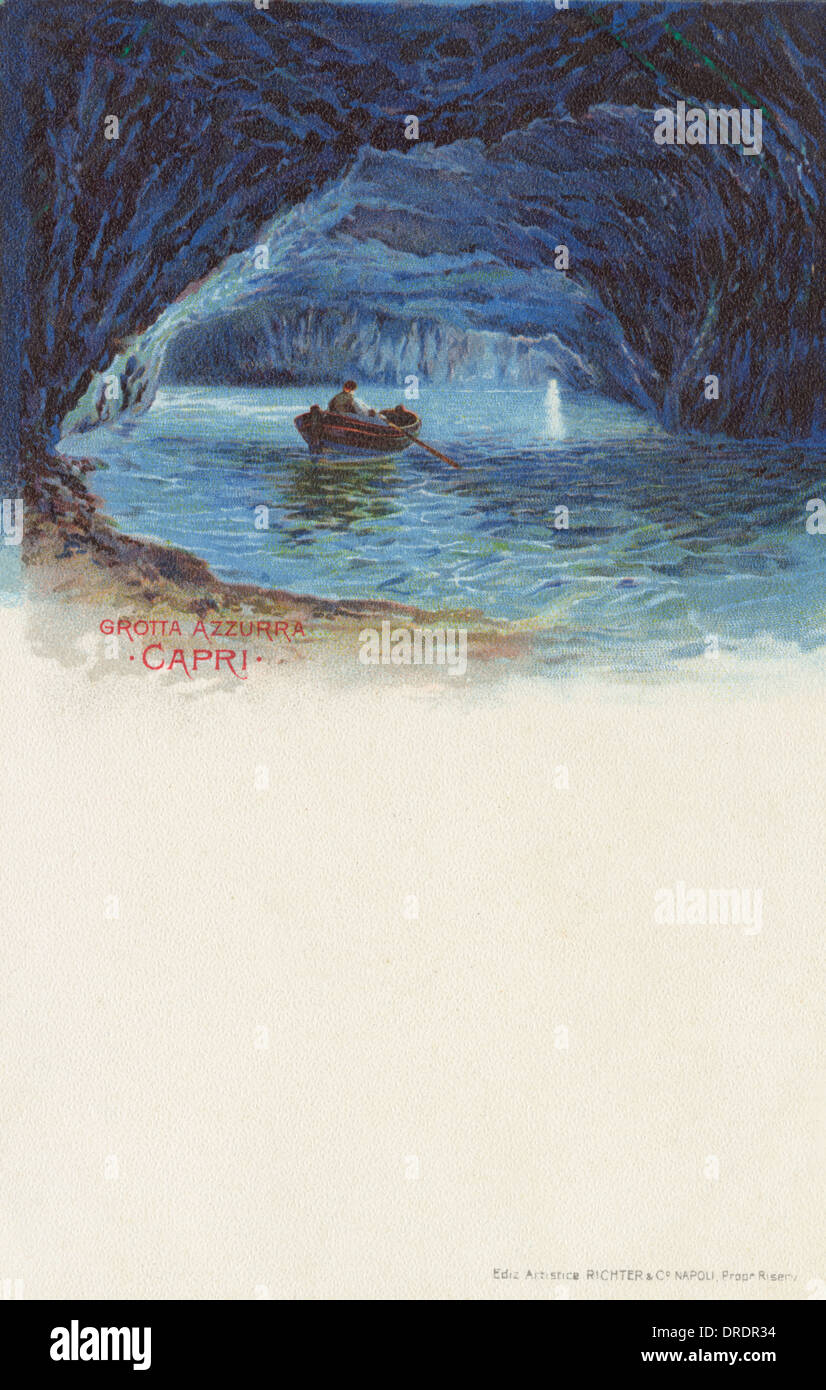 Capri, Italy - The Azure Grotto Stock Photo - Alamy