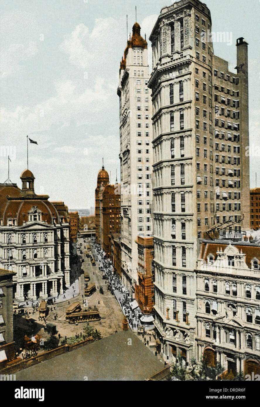 Park Row, New York Stock Photo - Alamy