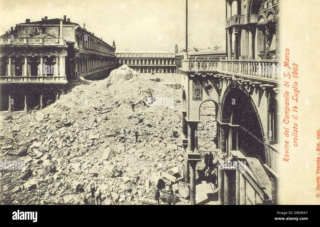 Venice campanile collapse hi-res stock photography and images - Alamy