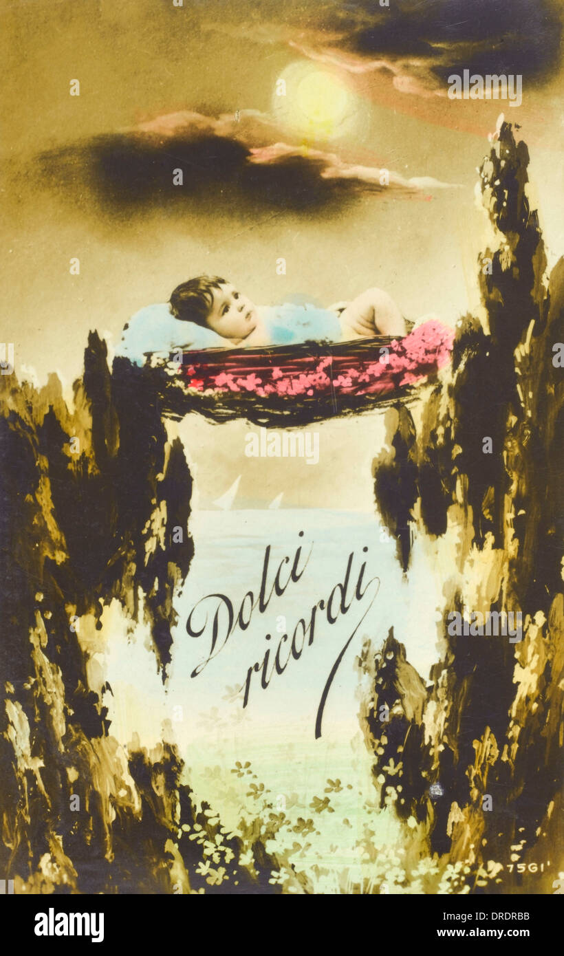 Italian Kitch Postcard (1/3 Stock Photo - Alamy