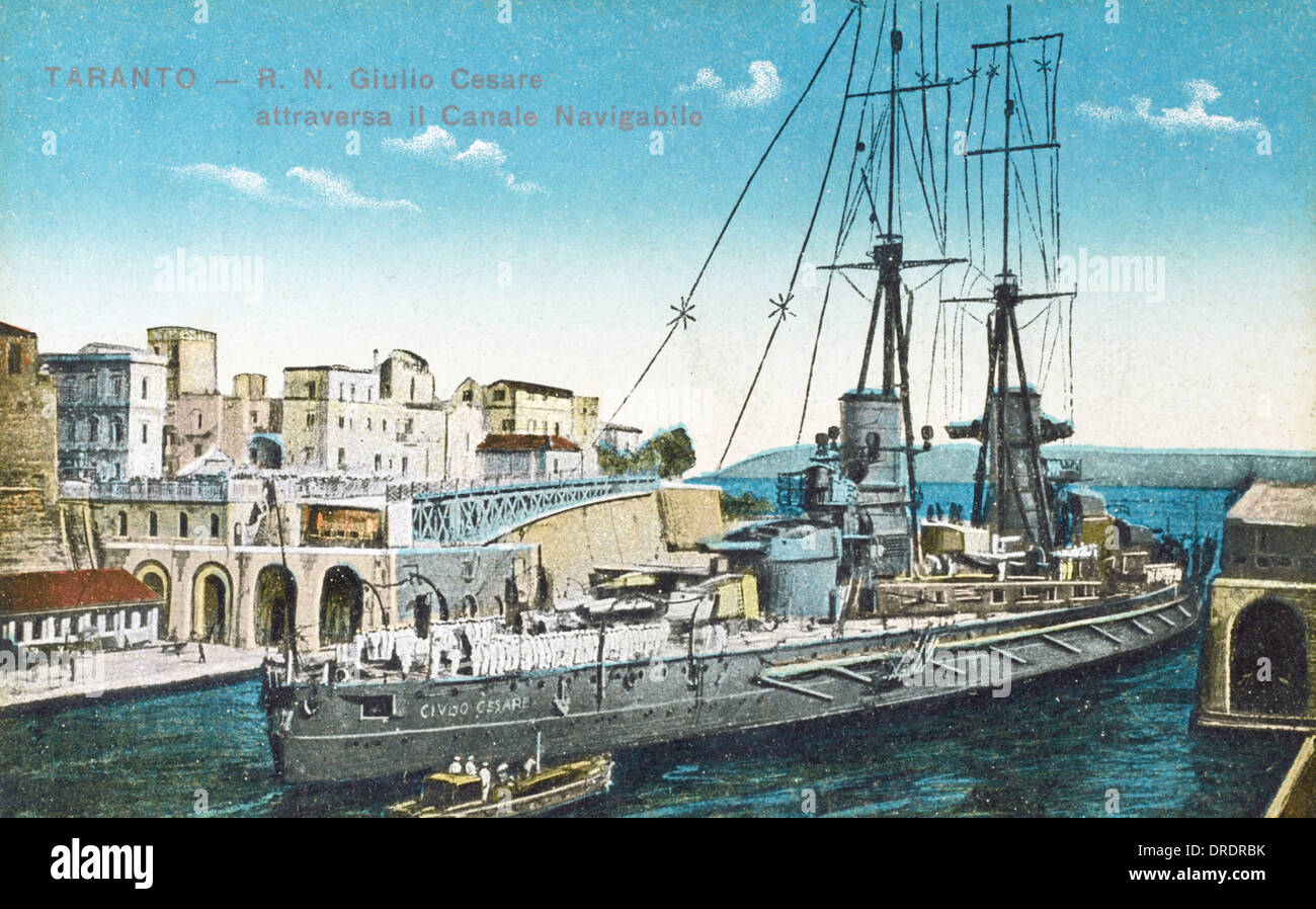 Italian giulio cesare battleship hi-res stock photography and images ...