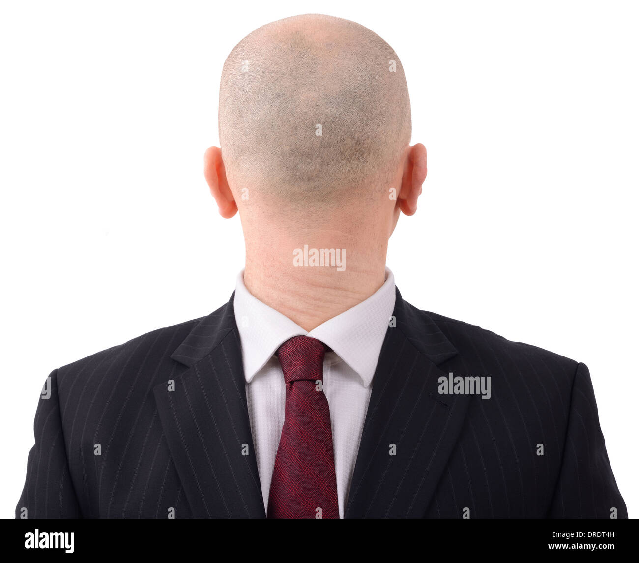Going in the wrong direction? man with head on backwards isolated on a ...