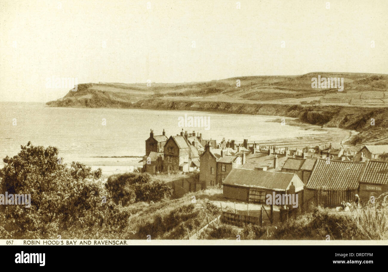 Robin Hood's Bay and Ravenscar Stock Photo - Alamy