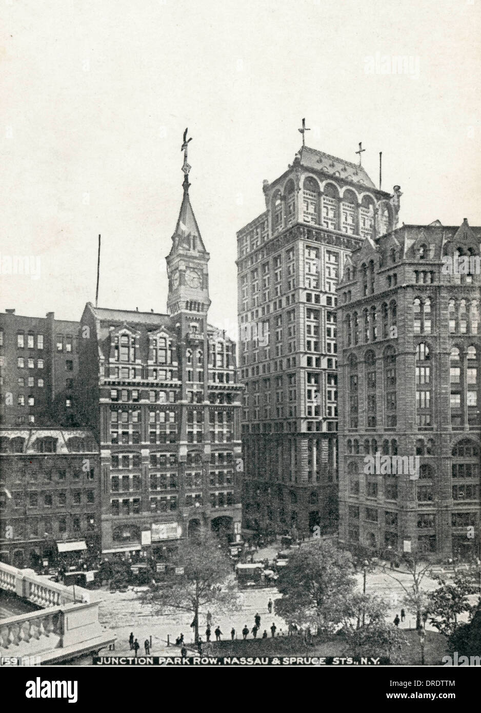 Park Row, New York Stock Photo - Alamy