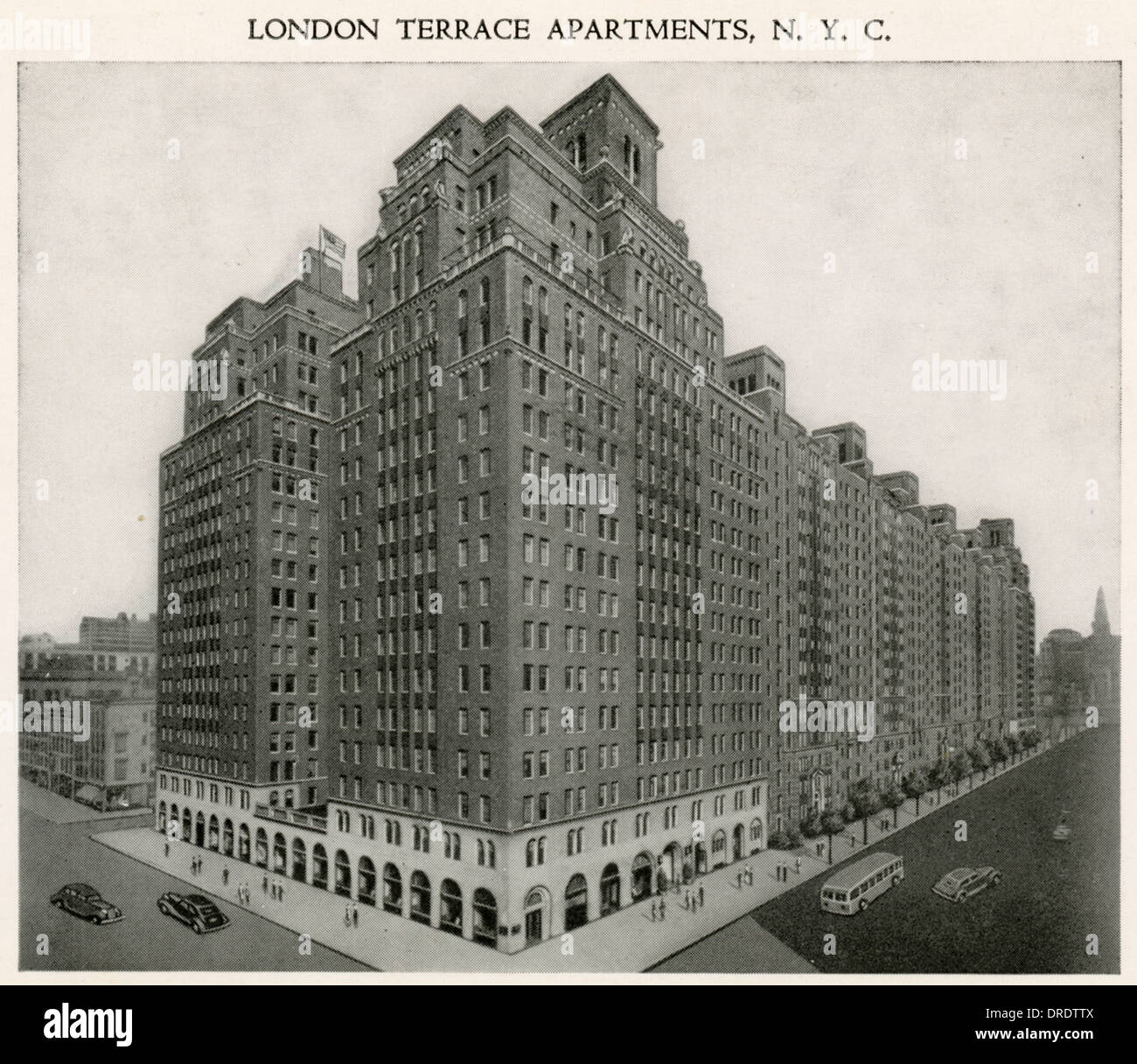 London Terrace Apartments, New York Stock Photo - Alamy