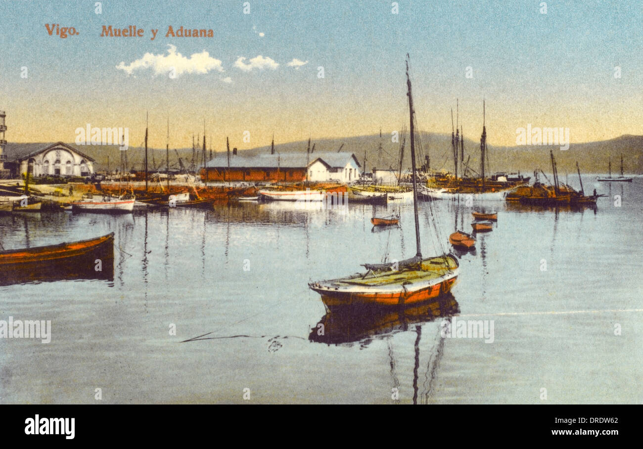 Vigo Harbour - Spain Stock Photo - Alamy