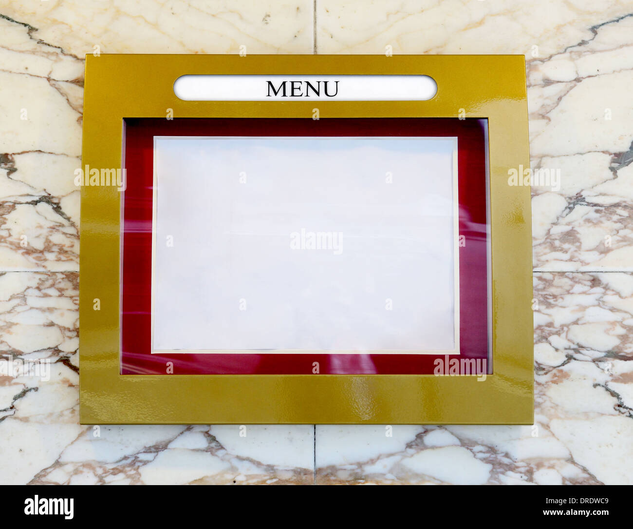 Restaurant menu board wall hi-res stock photography and images - Alamy