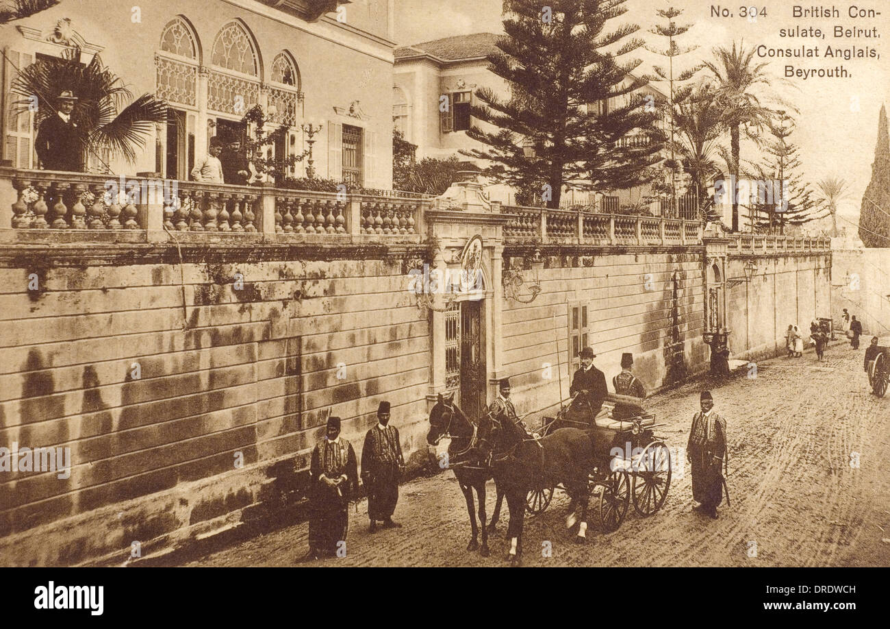 British Consulate, Beirut, Lebanon Stock Photo - Alamy