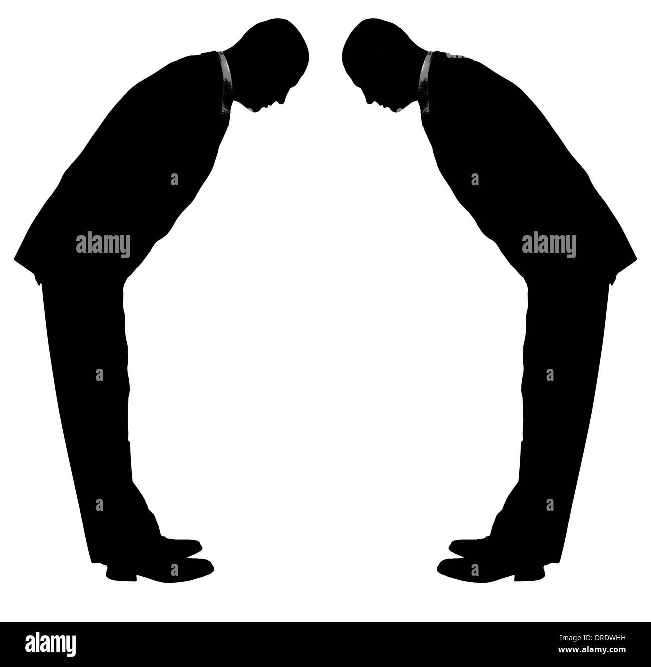 Bending respect Cut Out Stock Images & Pictures - Alamy