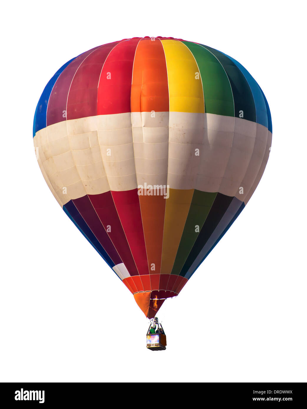 Multicolored Balloon white isolated Stock Photo - Alamy