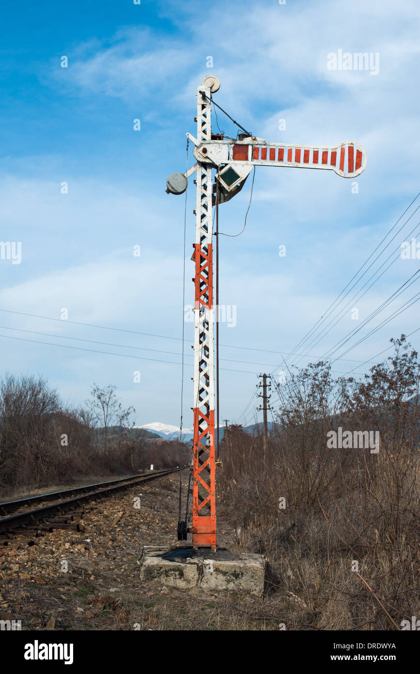 Train Semaphore High Resolution Stock Photography and Images - Alamy