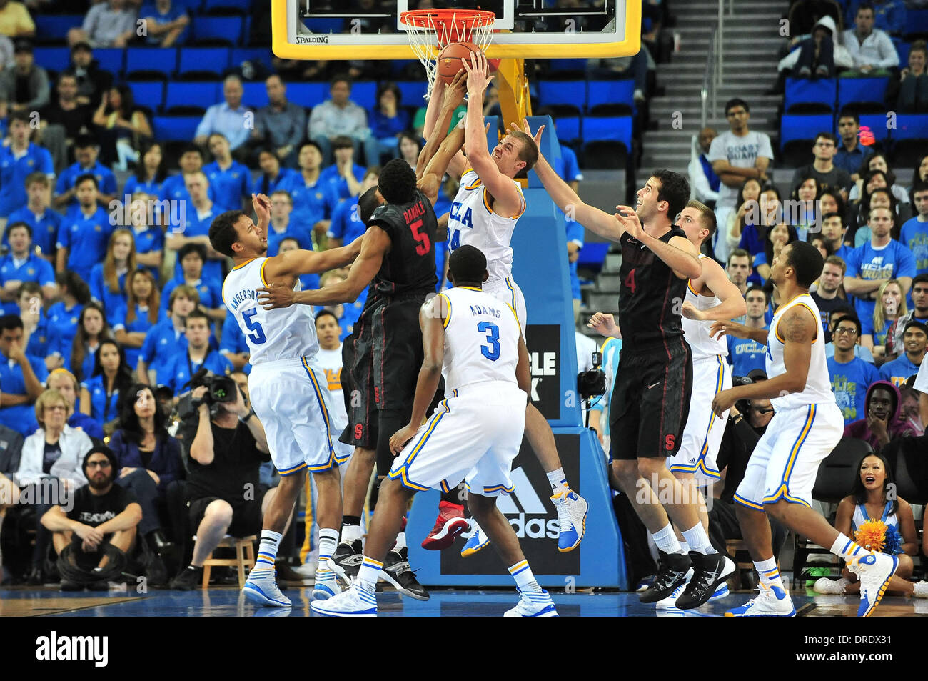 Los Angeles, CA, USA. 23rd Jan, 2014. UCLA Bruins forward Travis Wear ...