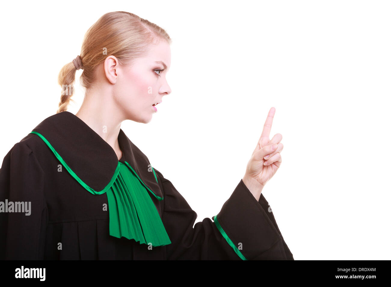 Law court or justice. Portrait emotional angry woman lawyer attorney ...