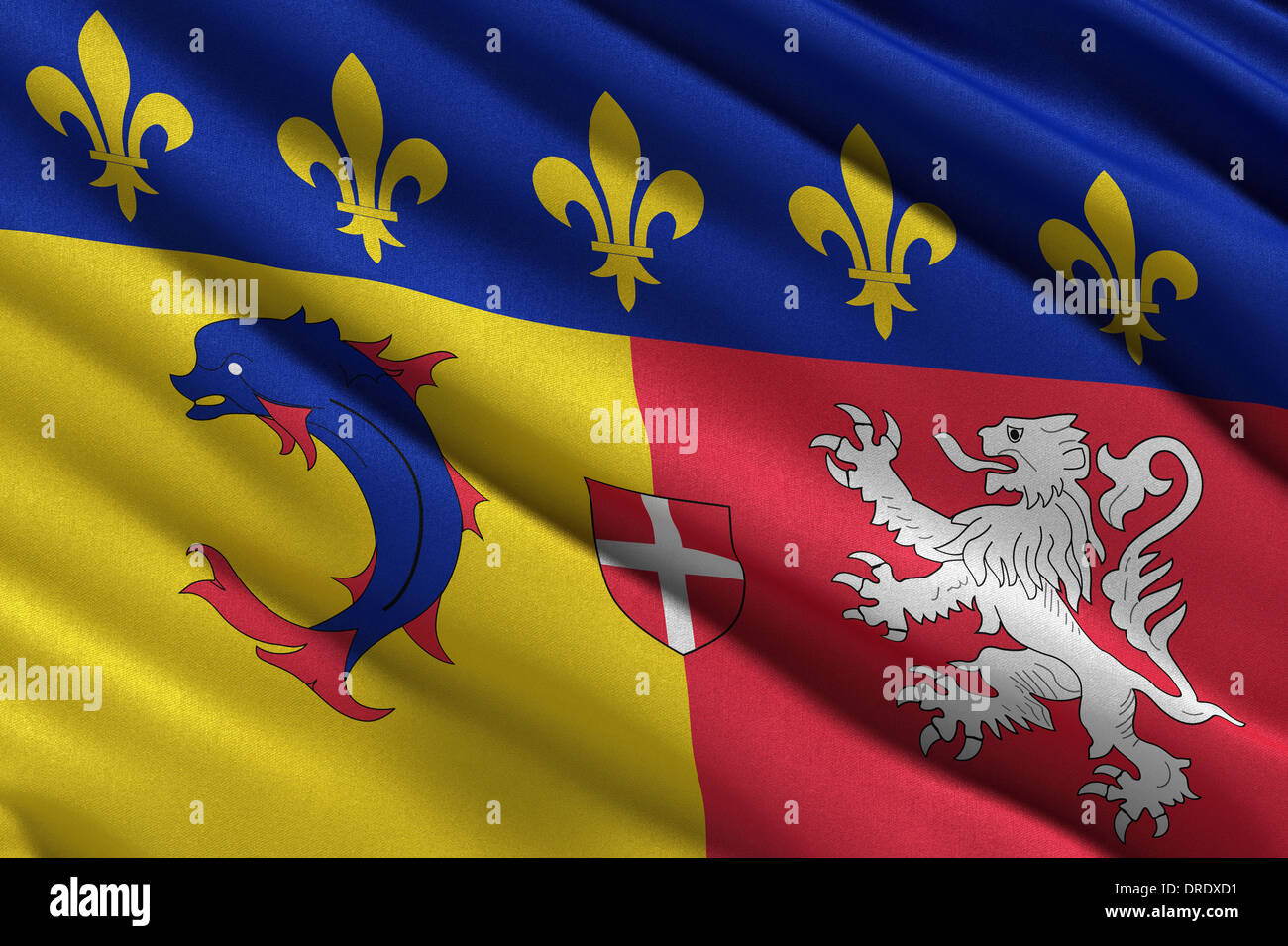 Flag rhone alpes hi-res stock photography and images - Alamy