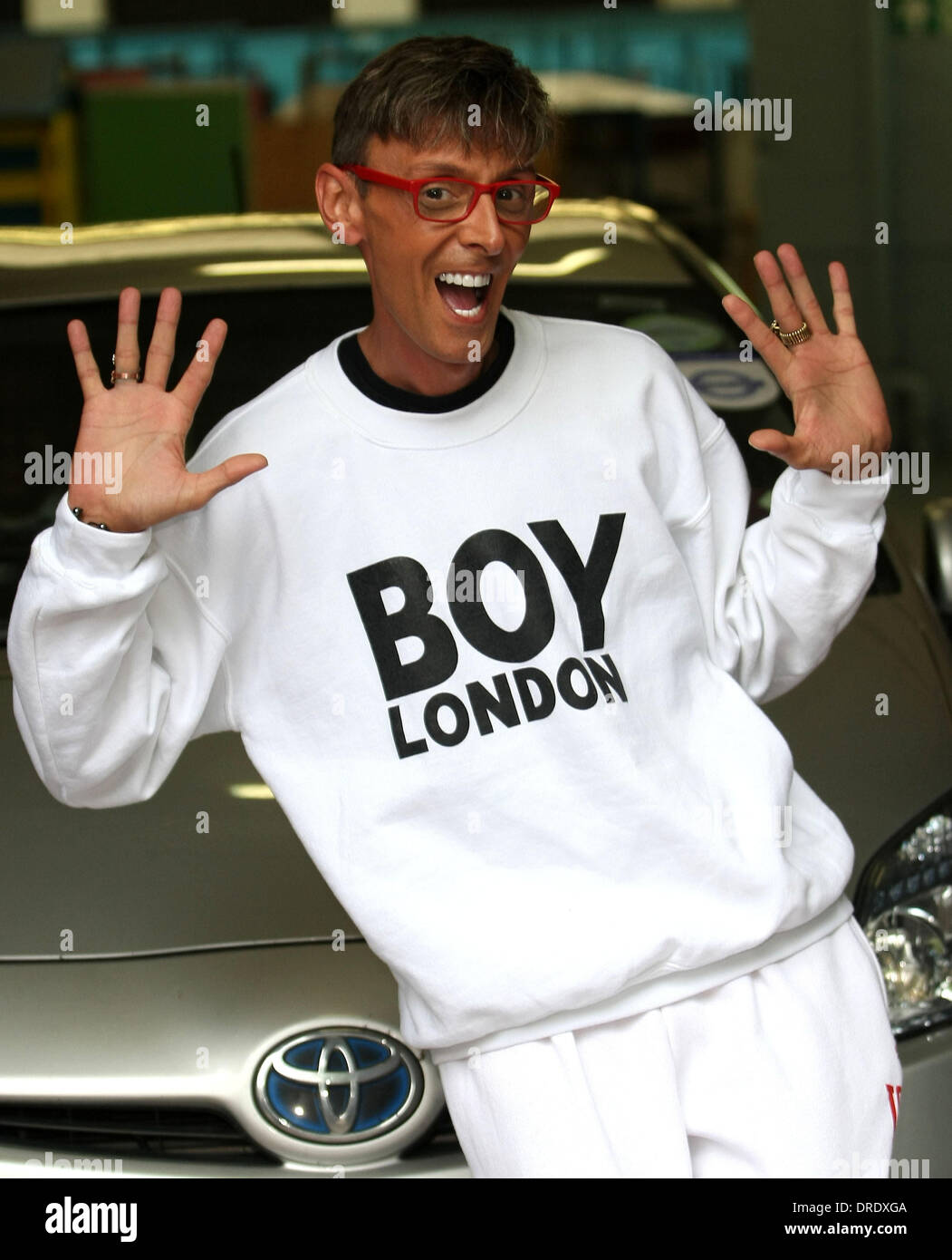 Johnny Robinson at the ITV studios London, England - 20.07.12 Stock ...
