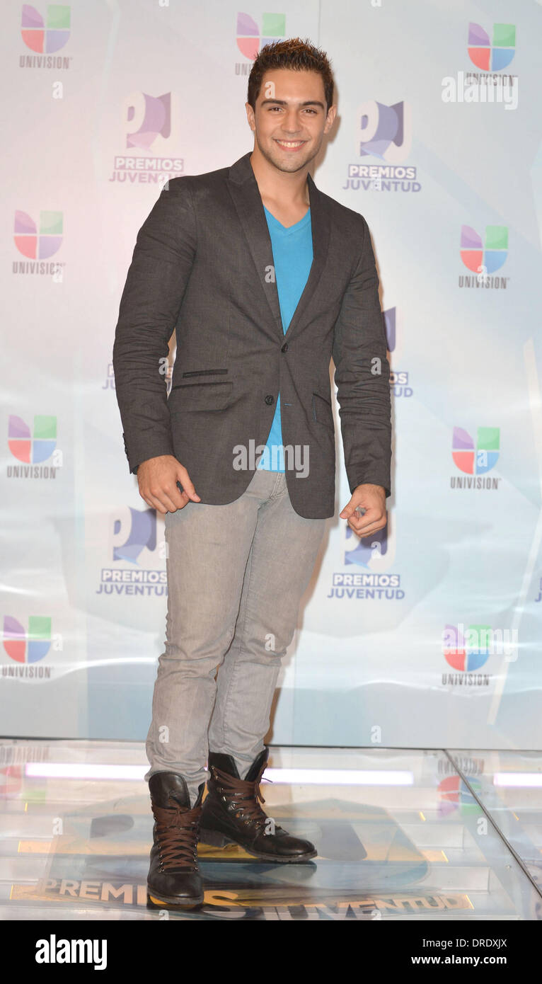 Isaac Reyes Univision's Premios Juventud Awards at Bank United Center ...