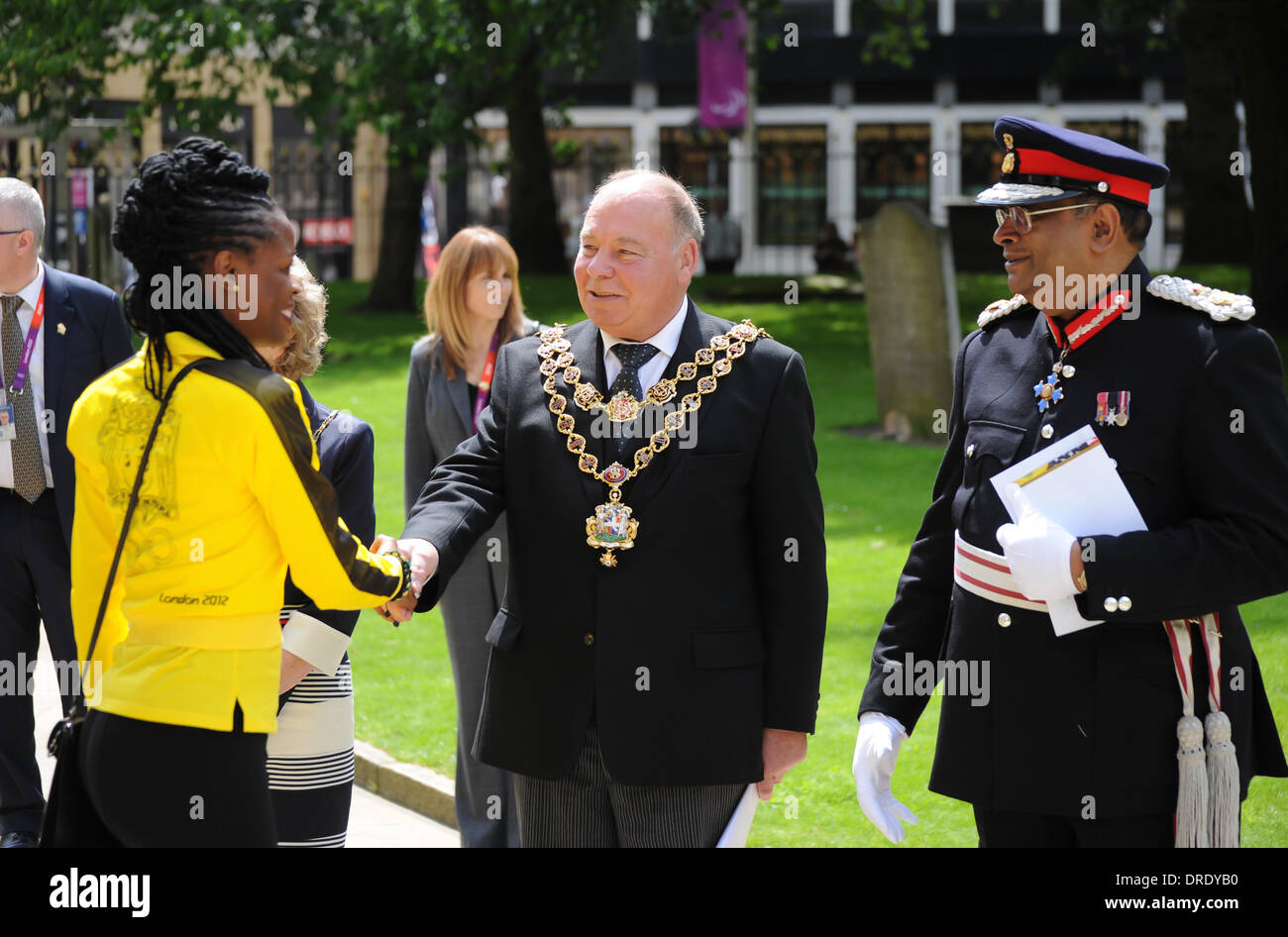 Mr Paul Sabapathy CBE and Lord Mayor of Birmingham and Councillor John ...