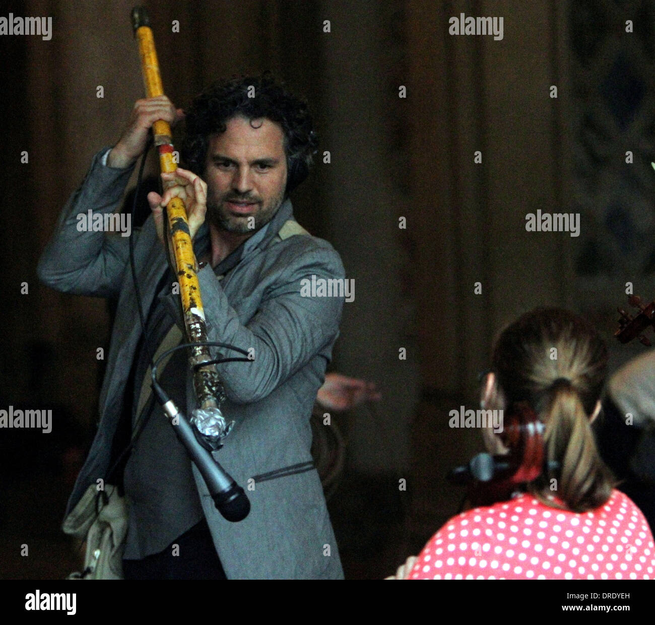 Mark Ruffalo shooting on location in Central Park for the new movie ...