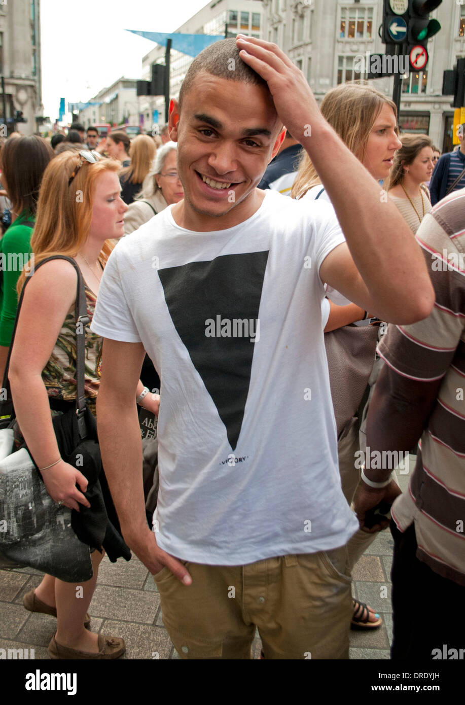 Ashley John-Baptiste, formerly of X Factor group The Risk, and now a ...