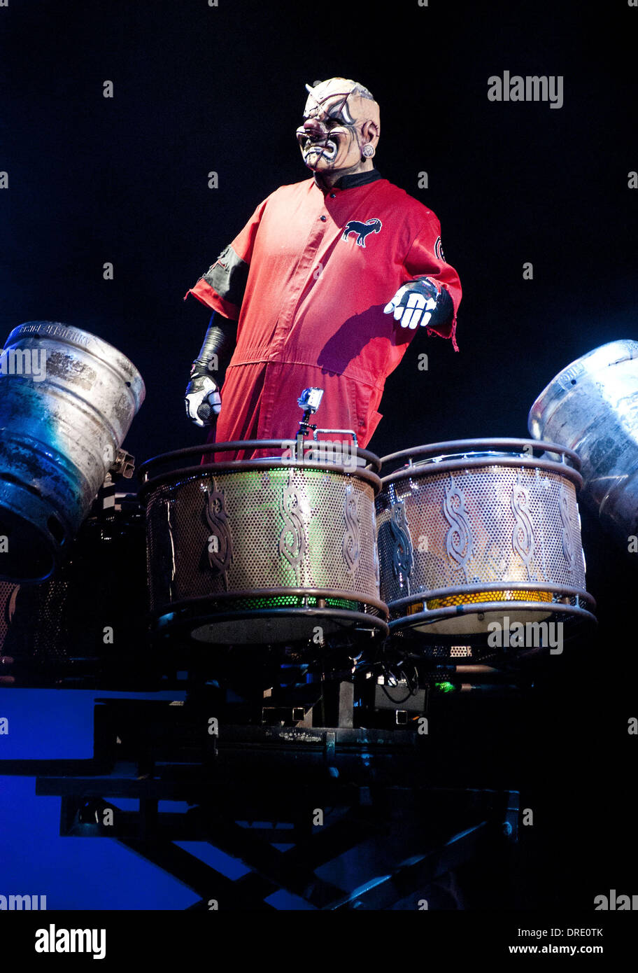 Slipknot performing at Rockstar Energy Drink Mayhem Festival at Tinley ...