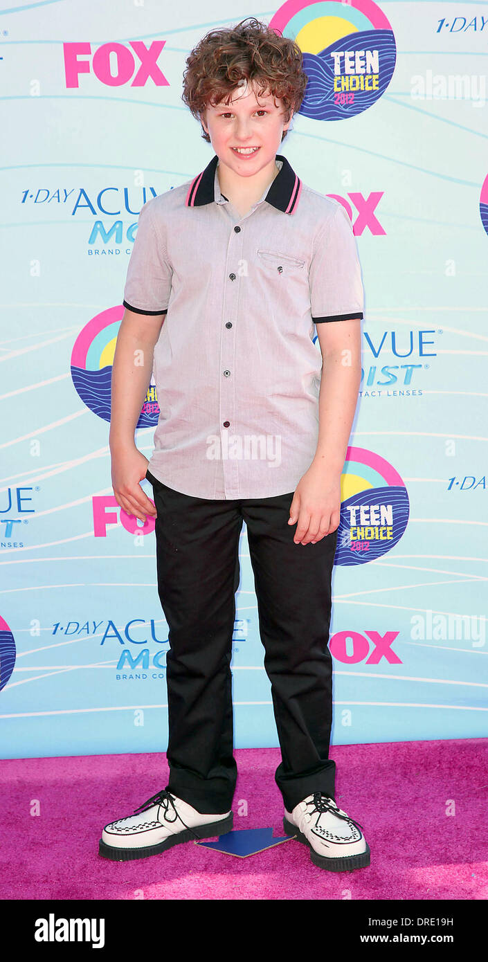 Nolan Gould At The 2012 Teen Choice Awards Held At The Gibson