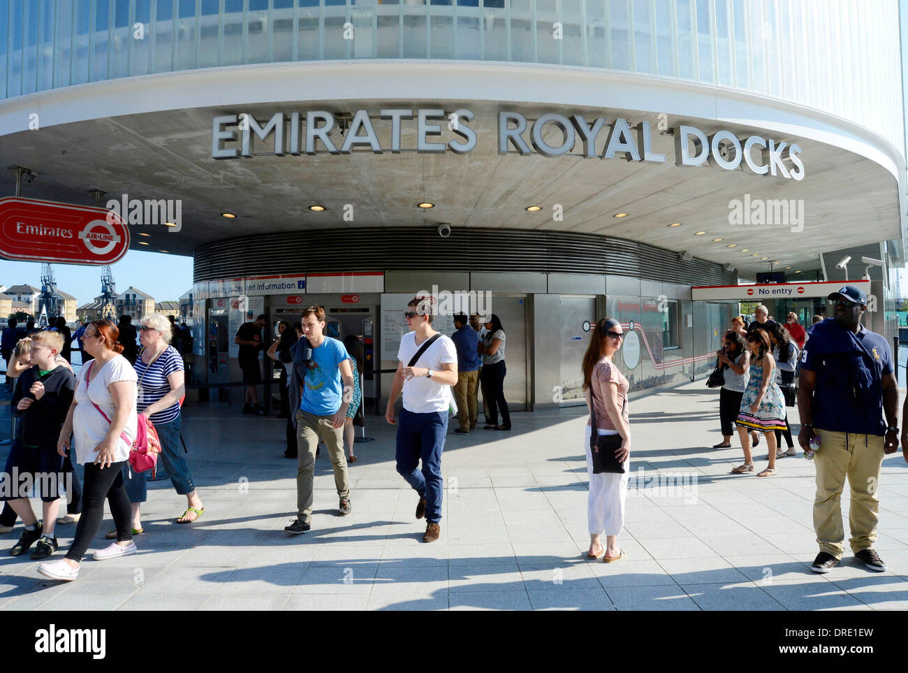 Emirates Air Line, a cable car crossing above the River Thames operated ...