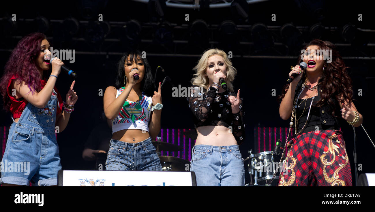 Little Mix Party in the Park 2012 at Temple Newsam Park Leeds, England ...