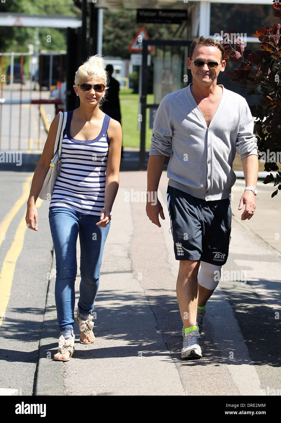 Danielle Harold and Perry Fenwick The cast of EastEnders outside BBC ...
