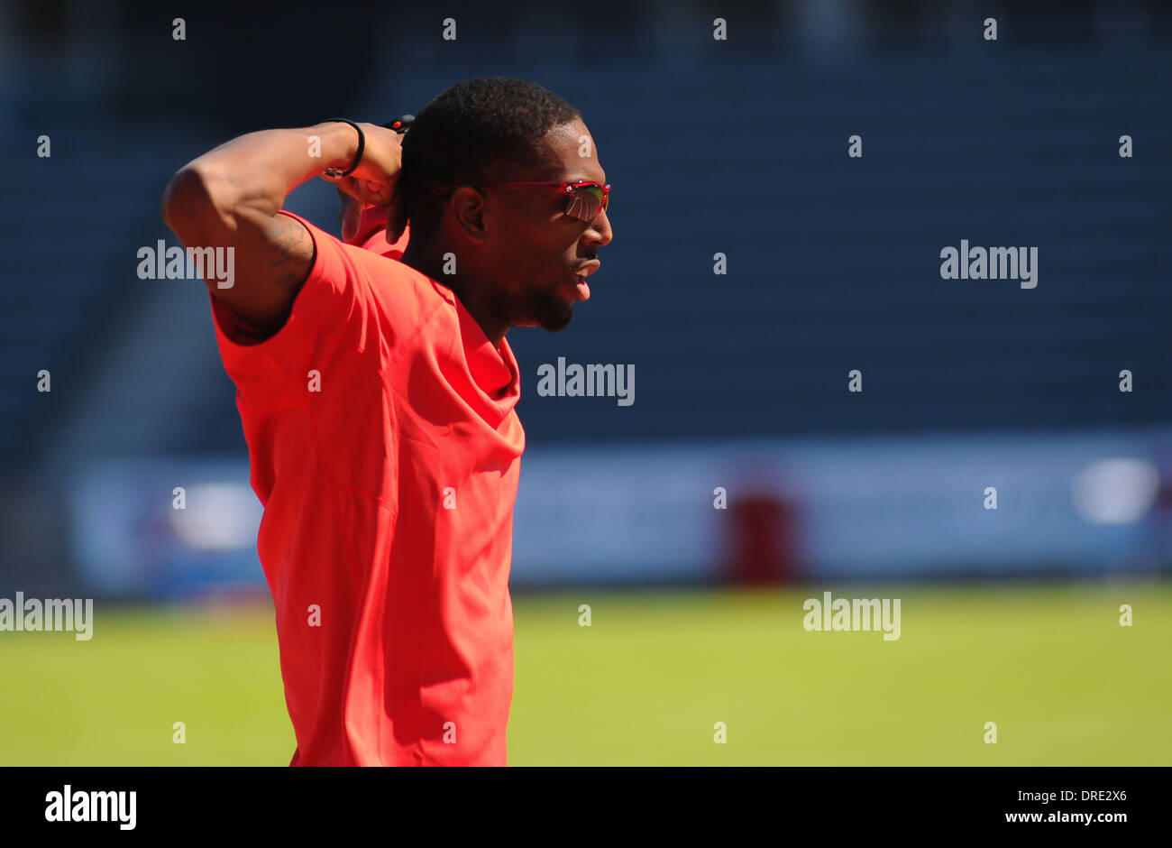 Duane Solomon The USA Olympic Track and Field team train at Alexander ...