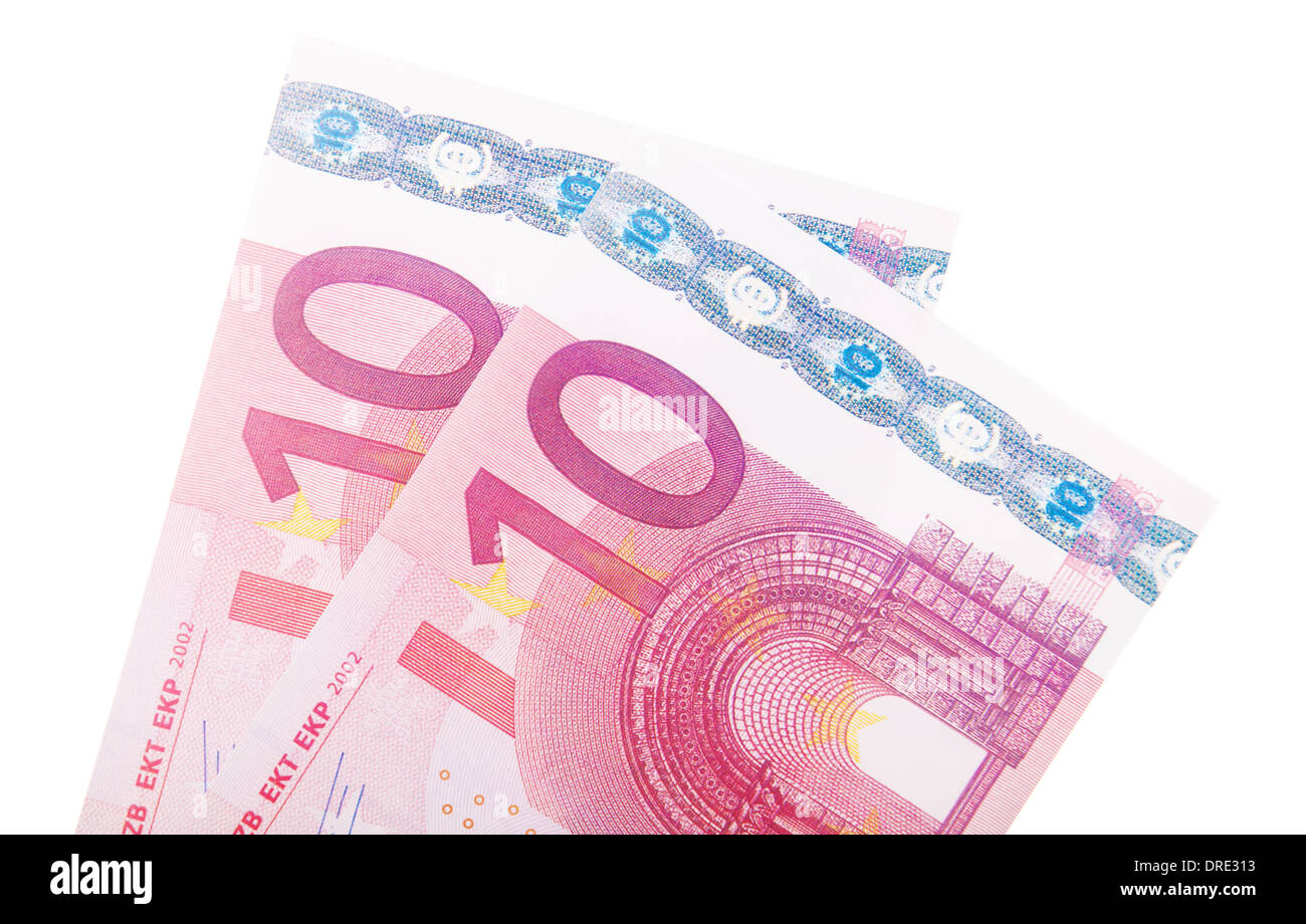 Various Euro notes Stock Photo - Alamy