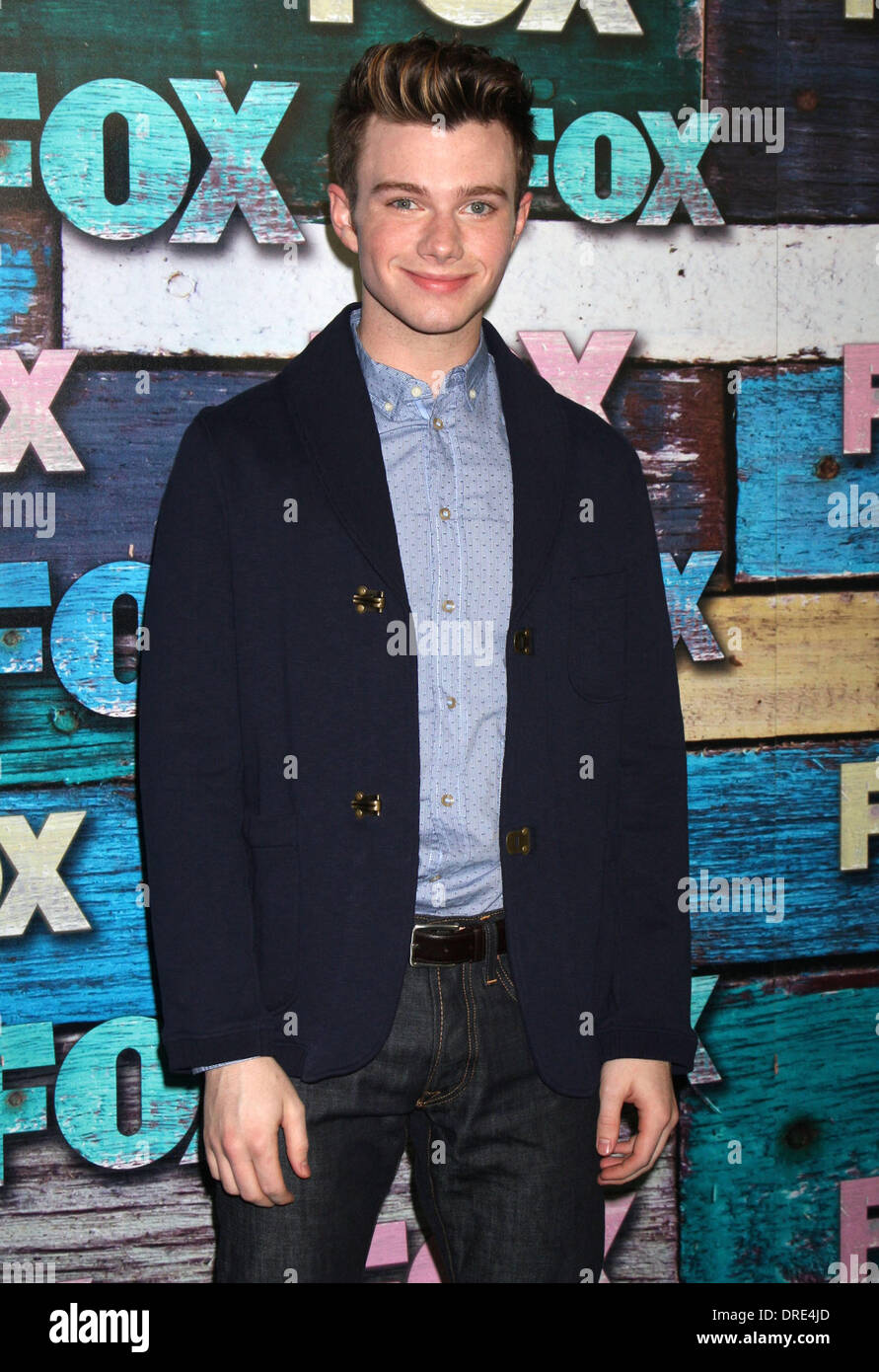 Chris Colfer Fox All-Star party held at Soho House - Arrivals Los ...