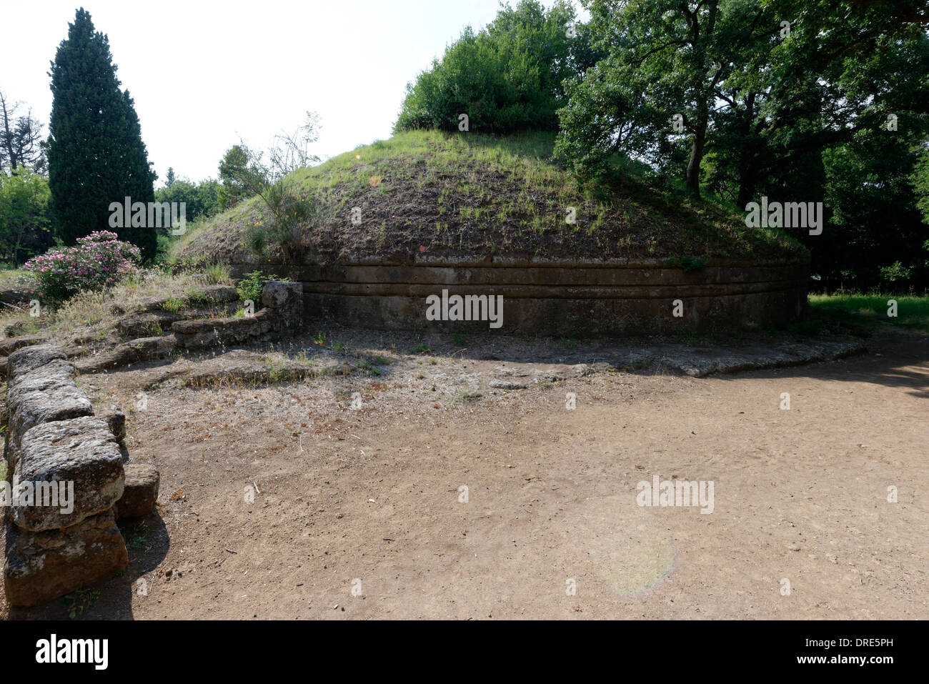 Tomb of necropolis cerveteri caere italy etruscan hi-res stock ...