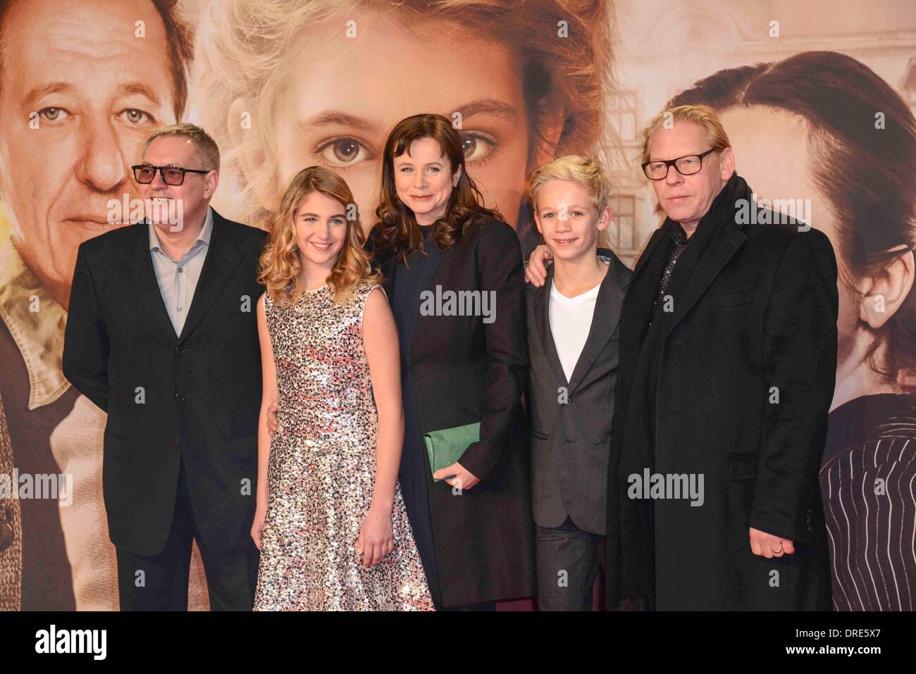Director Brian S. Percival, actors Sophie Nelisse, Emily Watson, Nico ...