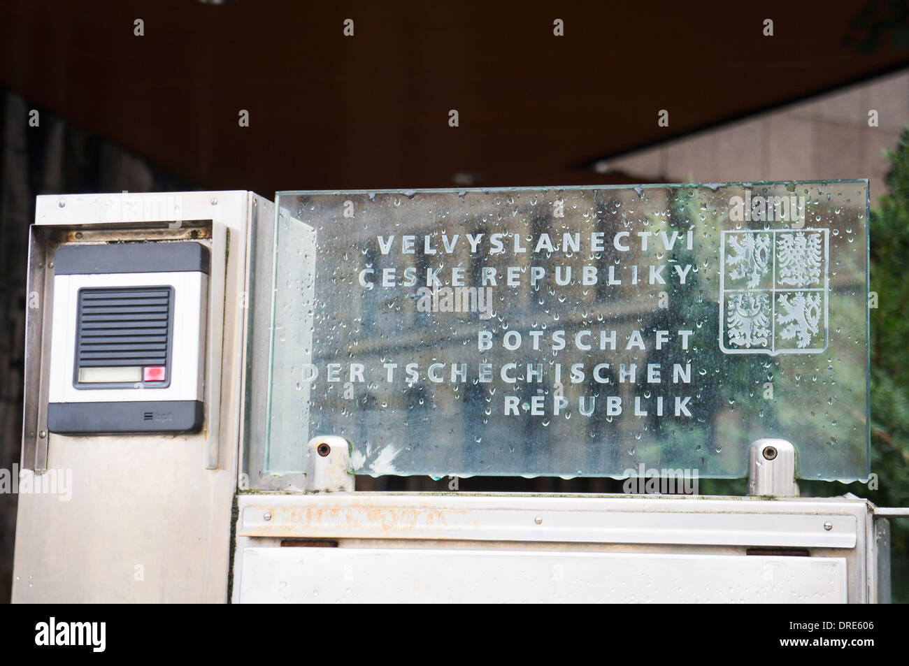 Czech Republic Embassy Berlin Stock Photo - Alamy