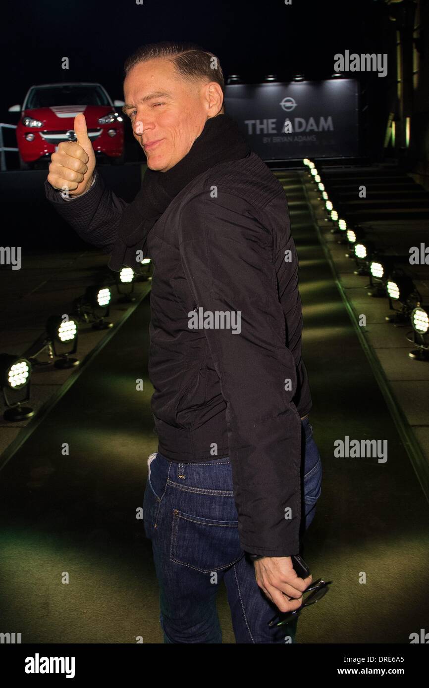 Munich, Germany. 23rd Jan, 2014. Singer Bryan Adams at the presentation ...