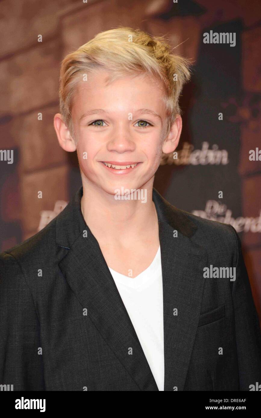 Actor Nico Liersch at the premiere of the movie 'The Book Thief' on ...