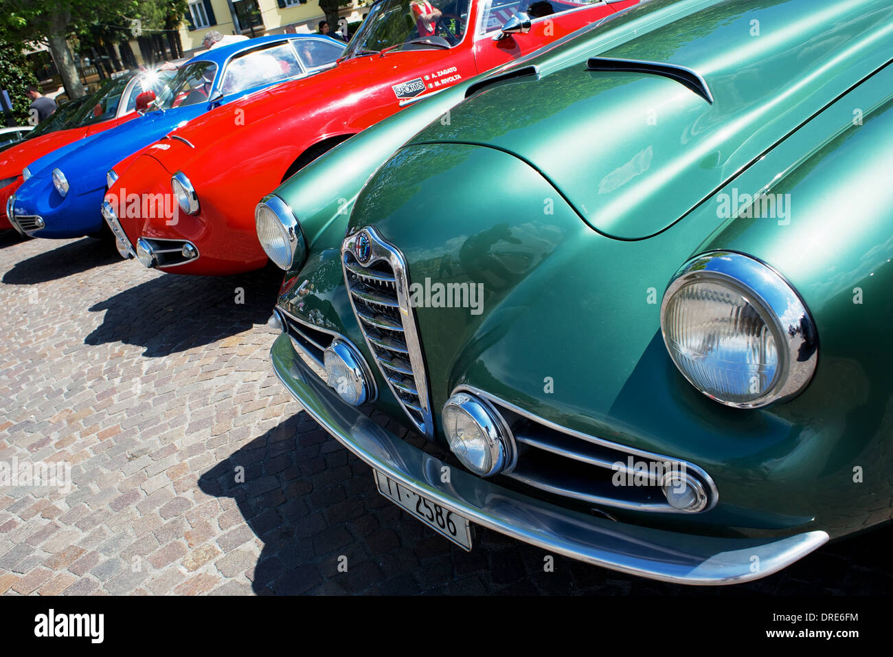 Alfa Romeo Vintage cars Stock Photo - Alamy