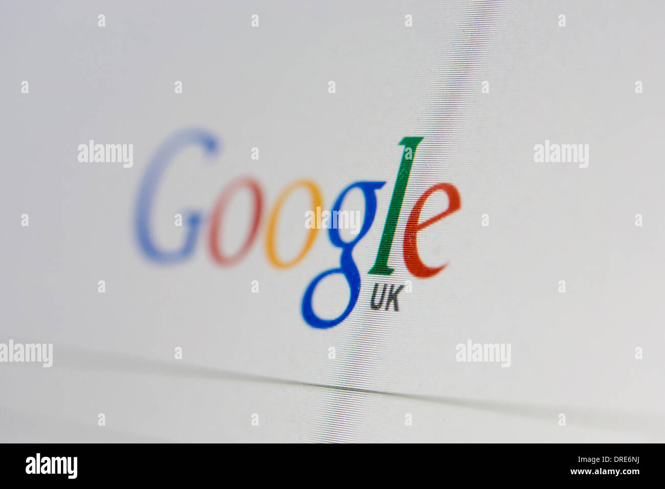 A detail from a computer screen of the Google UK icon Stock Photo - Alamy