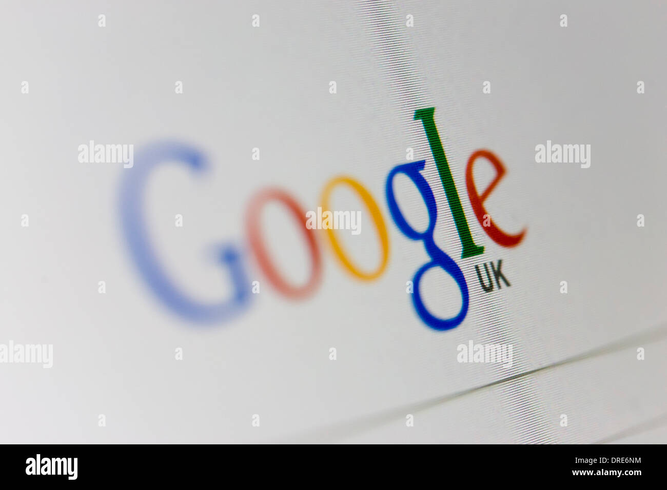 A detail from a computer screen of the Google UK icon Stock Photo - Alamy