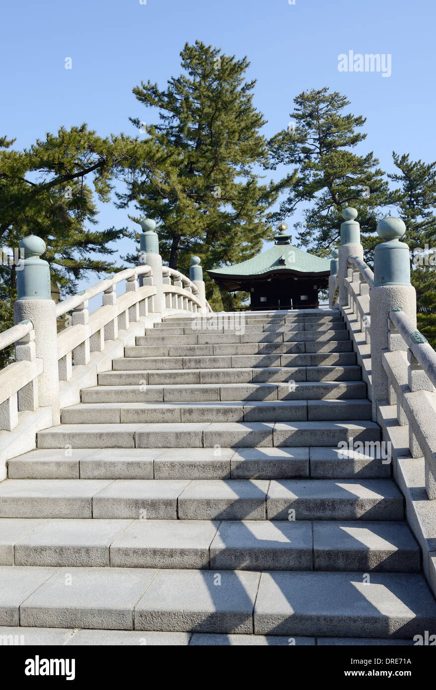 stone bridge of japanese temple Stock Photo - Alamy