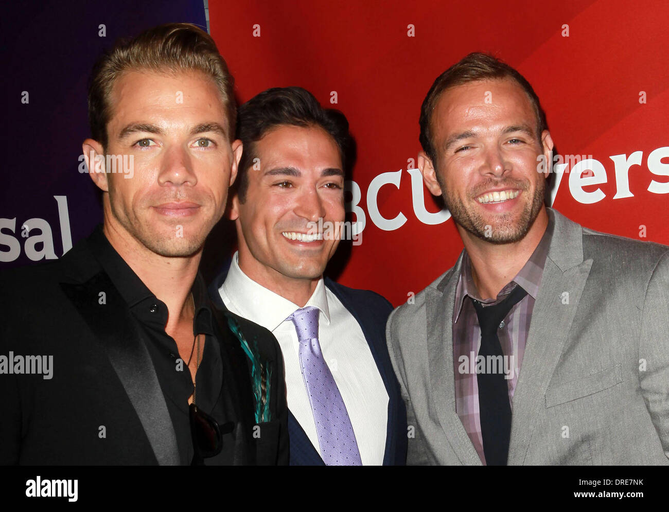 Tim Lopez, Ernesto Arguello, Ben Patton NBC Universal Press Tour at ...