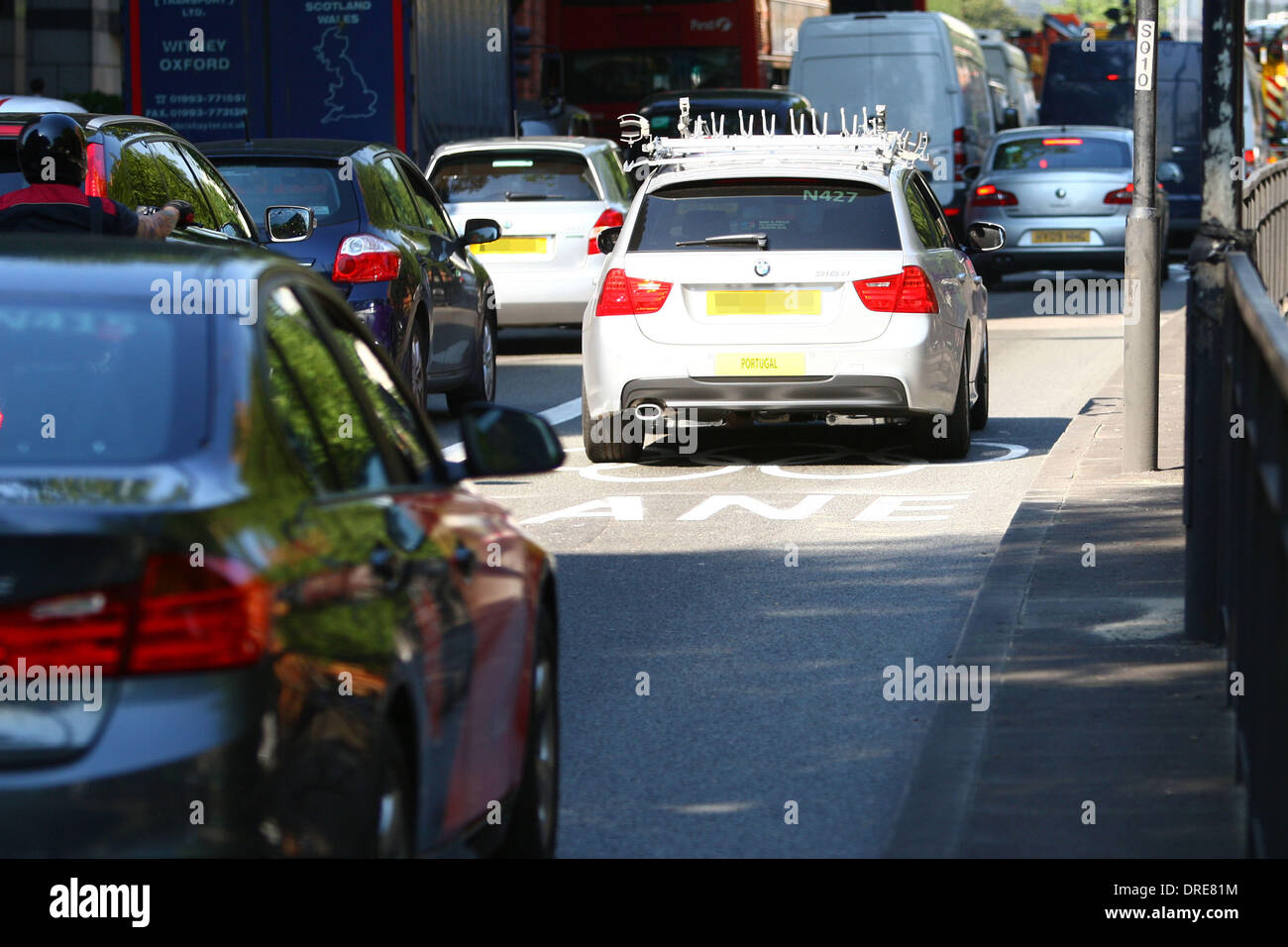 Traffic chaos is brought to Marylebone Road as drivers are instructed ...